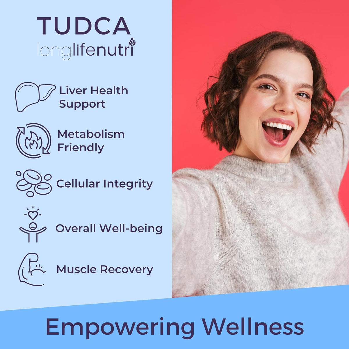 60 capsules of TUDCA for health