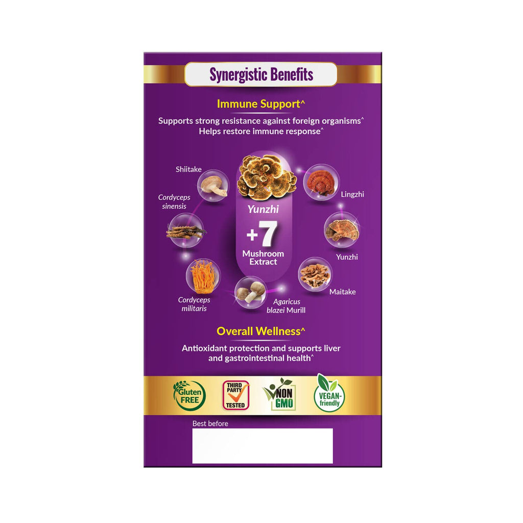 60 capsules of turkey tail extract