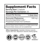 60 capsules of turmeric curcumin extract