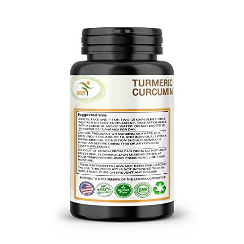 60 capsules of turmeric goodness