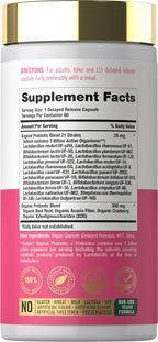 60 capsules of vaginal probiotics