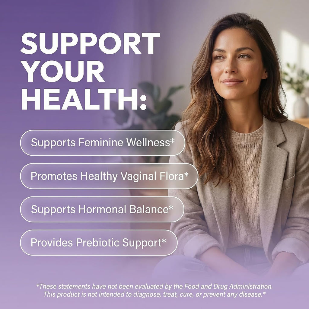60 capsules of vaginal probiotics