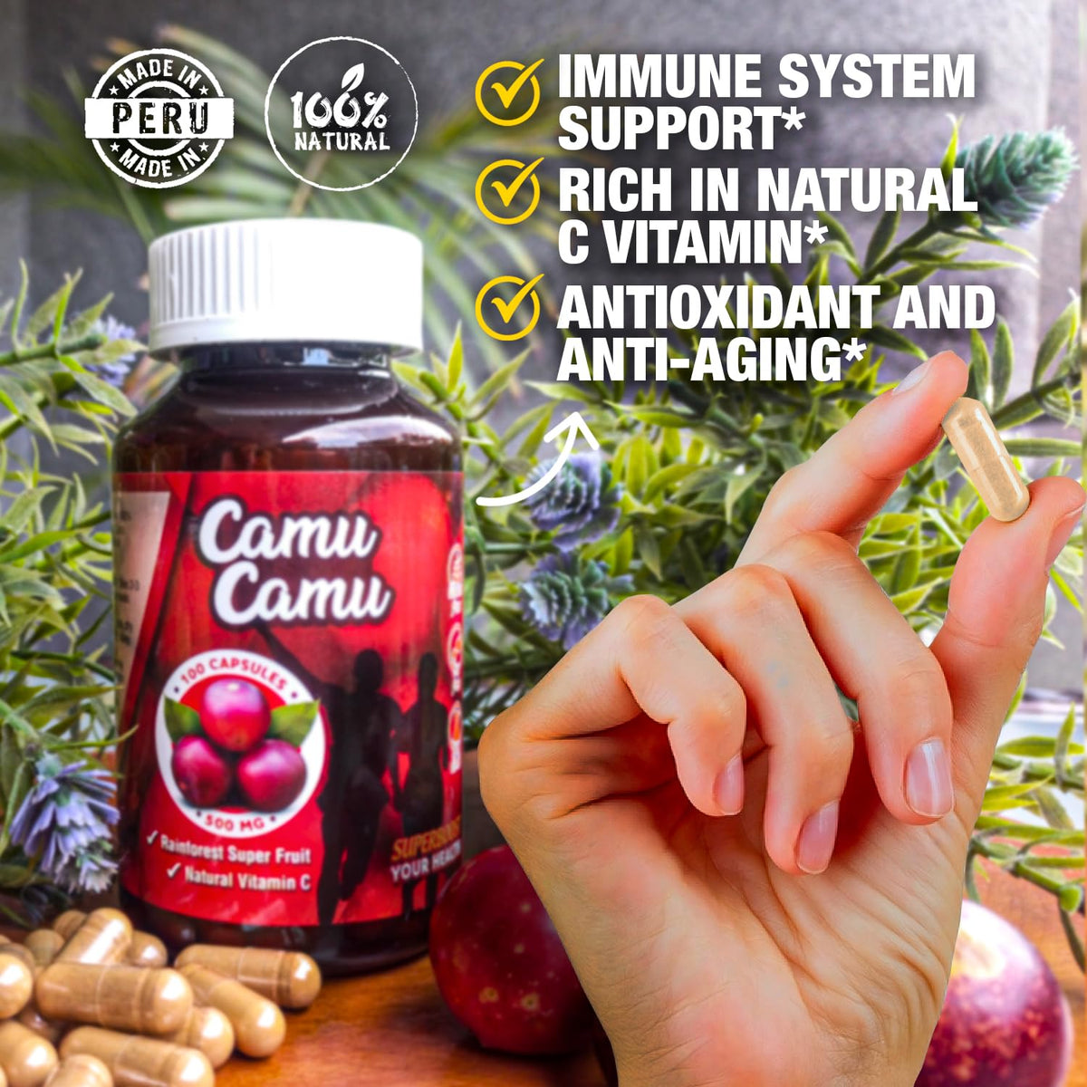 60 capsules of vitamin C goodness