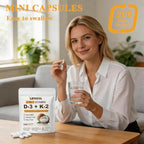 60 capsules of Vitamin D3 K2