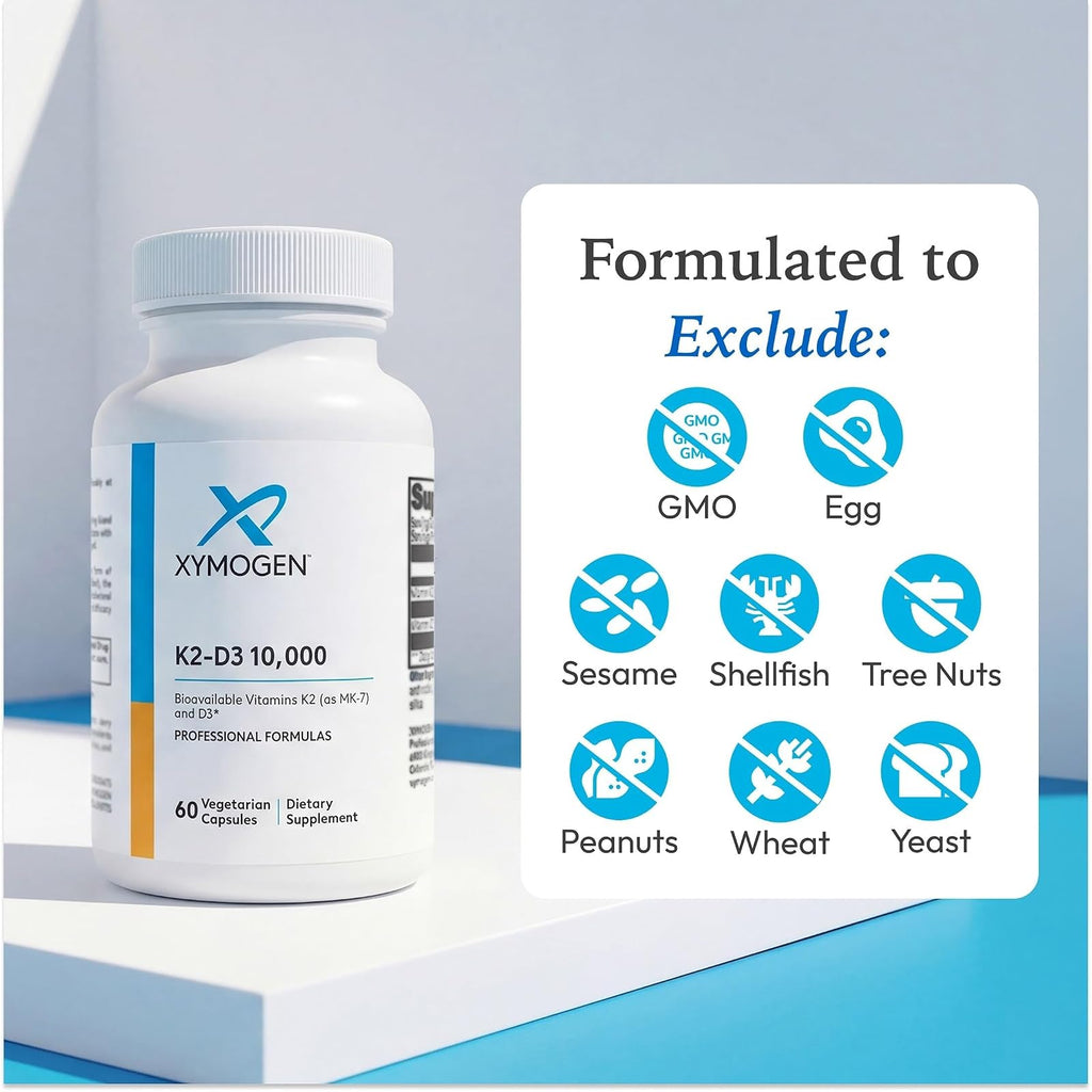 60 capsules of vitamin D3 K2