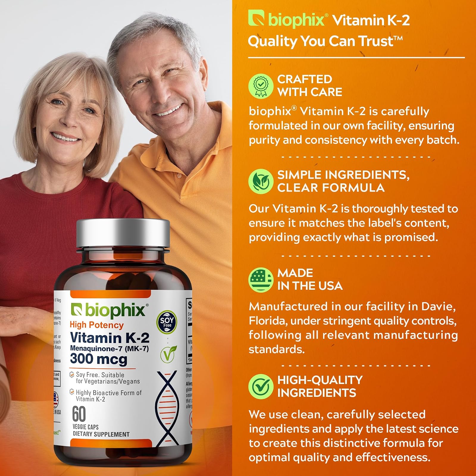 60 capsules of vitamin K2 MK-7