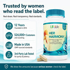 60 capsules of women's multivitamin