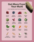 60 capsules of women's multivitamins