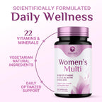 60 capsules of women's multivitamins