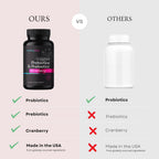 60 capsules of women's probiotics