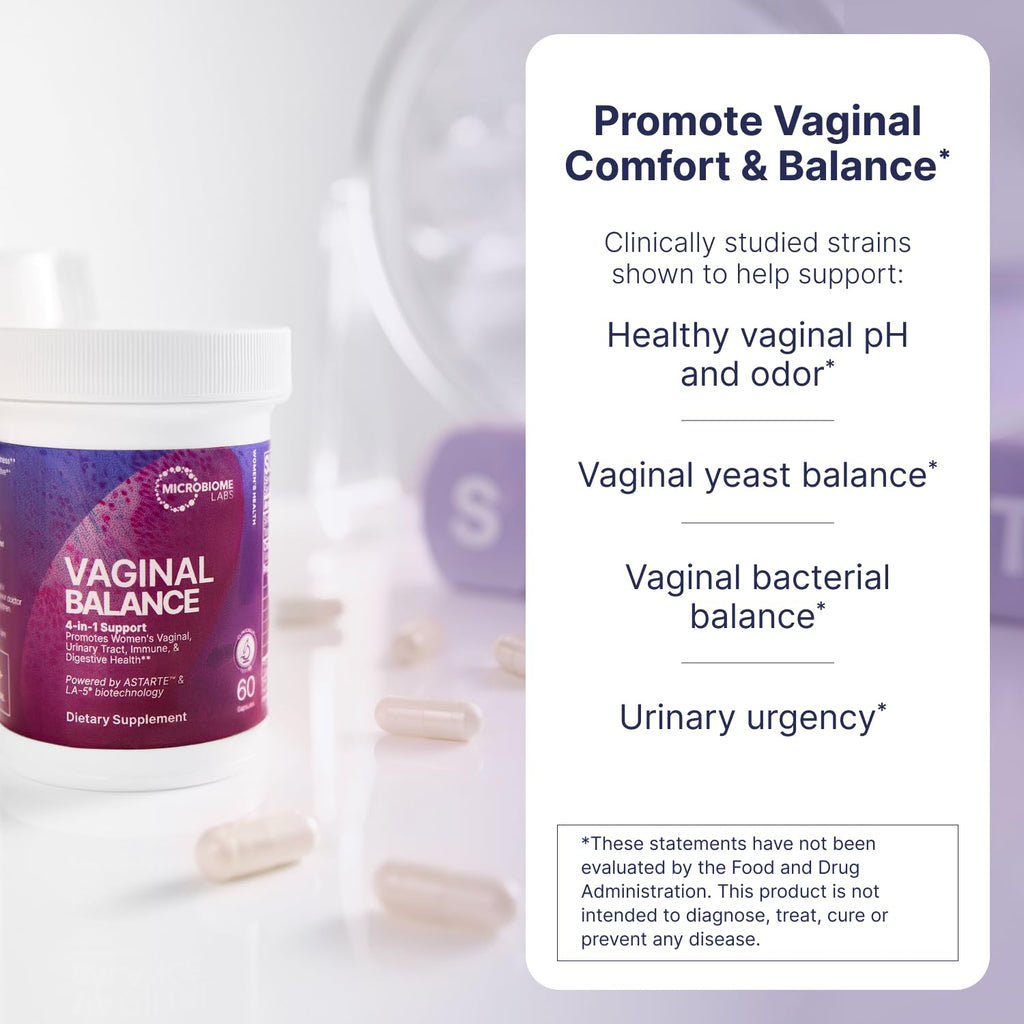 60 capsules of women's probiotics