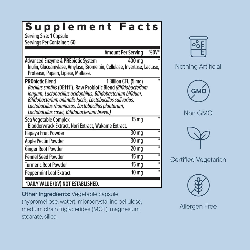 60 capsules of women's probiotics