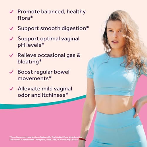 60 capsules of women's probiotics