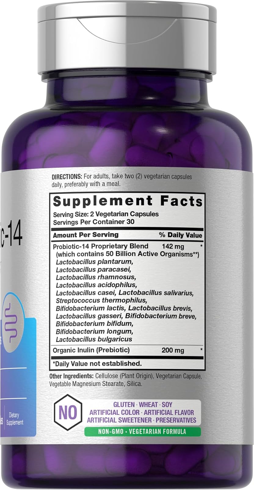 60 capsules of women's probiotics