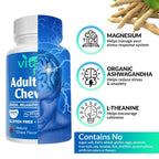 60 chewables for long-lasting supply