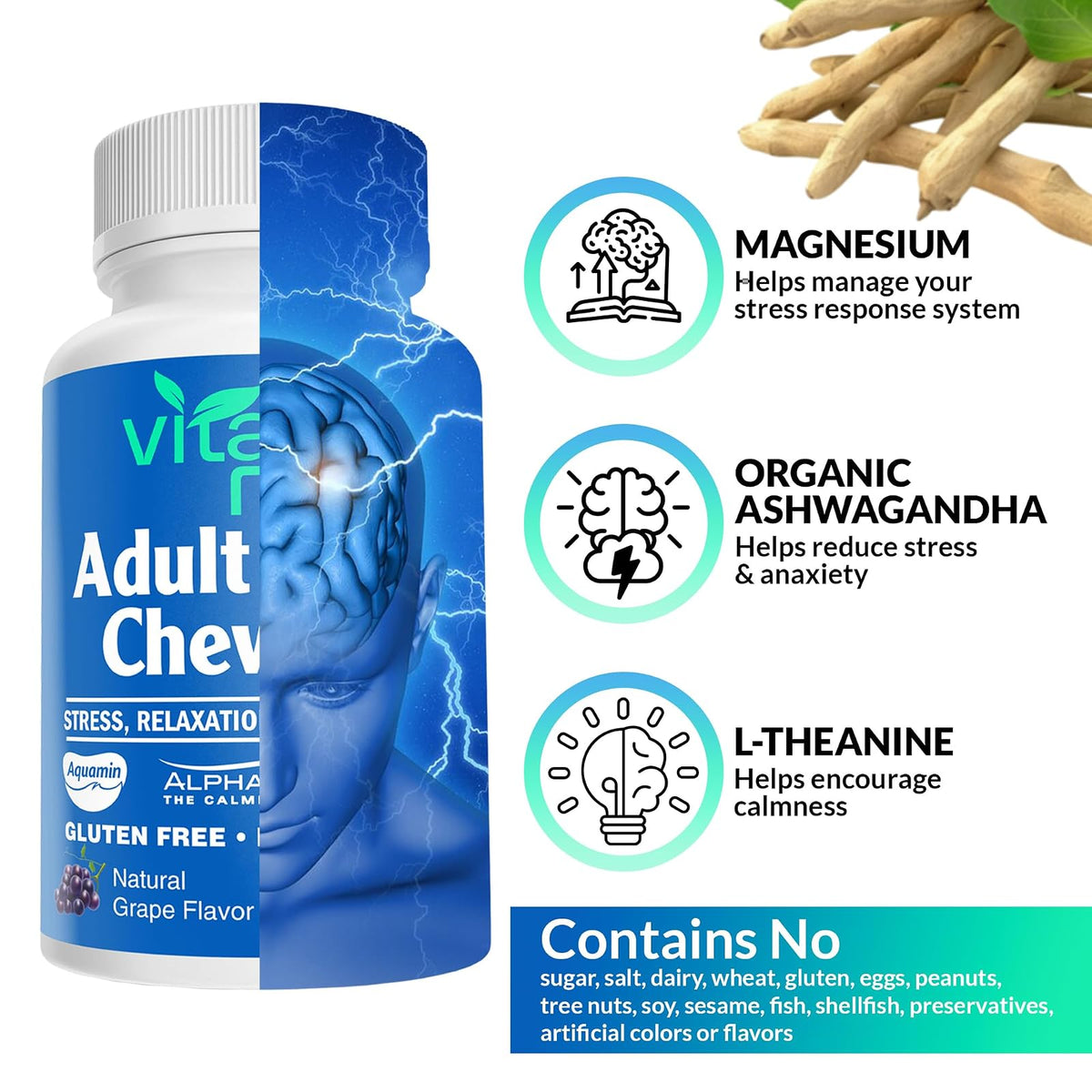 60 chewables for long-lasting supply