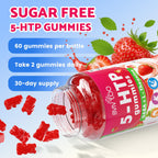 60 count 5-HTP gummy supplement