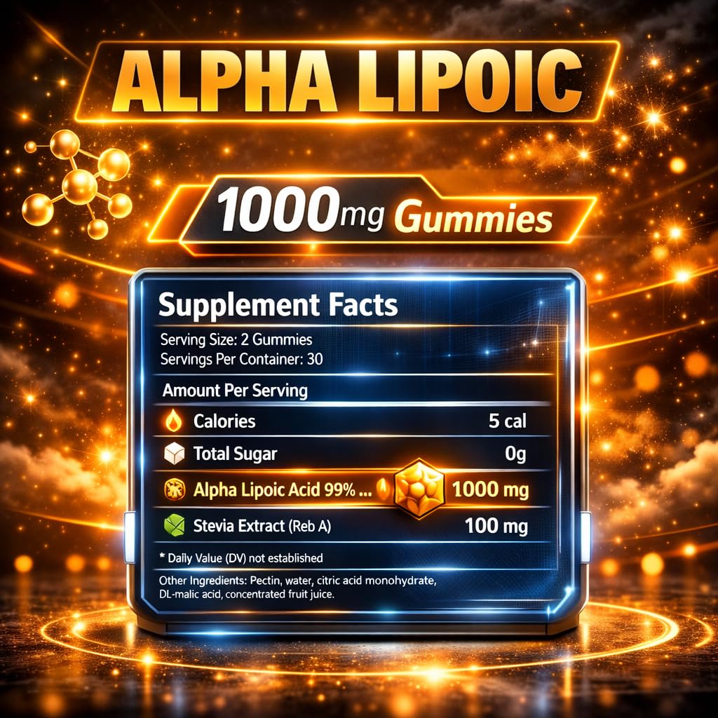 60 count alpha lipoic acid gummies