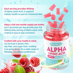 60 count alpha lipoic acid gummies