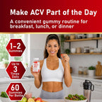 60 count apple cider vinegar gummies