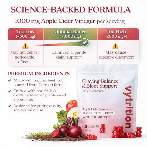 60 count apple cider vinegar gummies