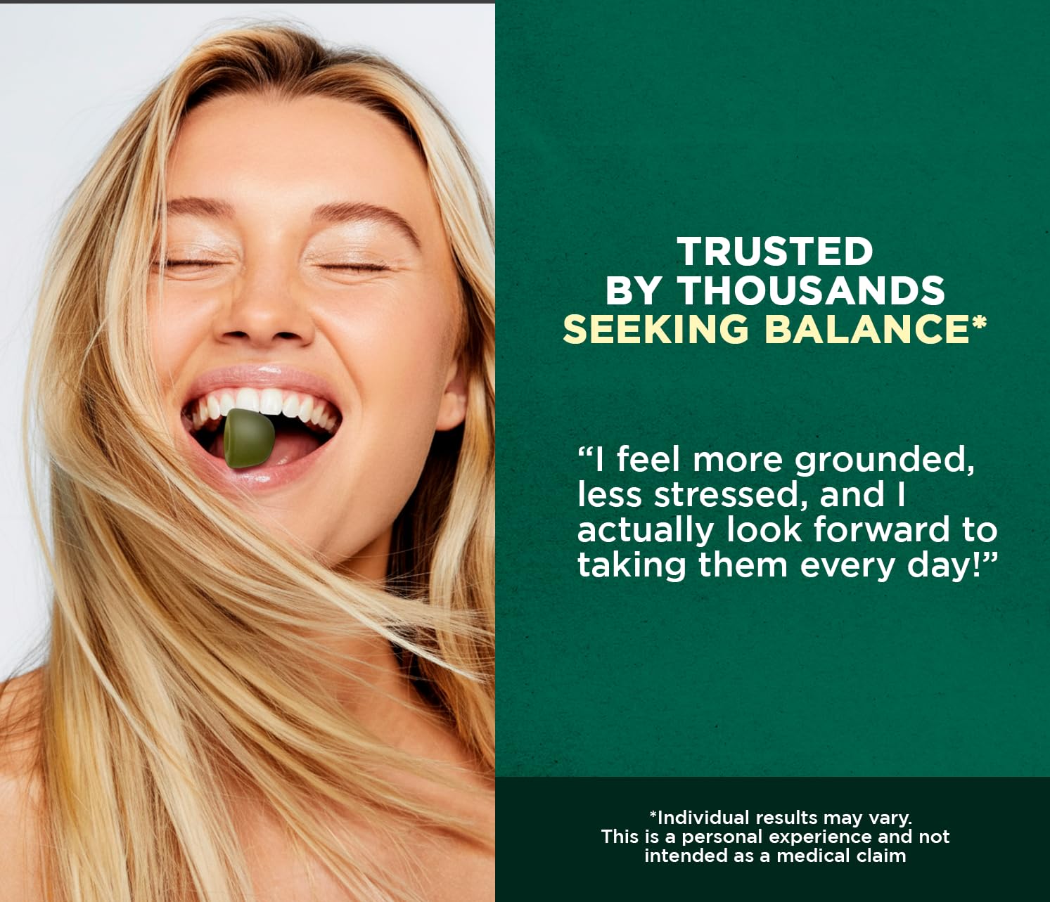 60 count Ashwagandha gummies for convenient dosing