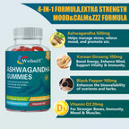 60 count Ashwagandha gummies for daily wellness