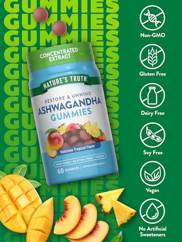 60 count ashwagandha gummies for energy support