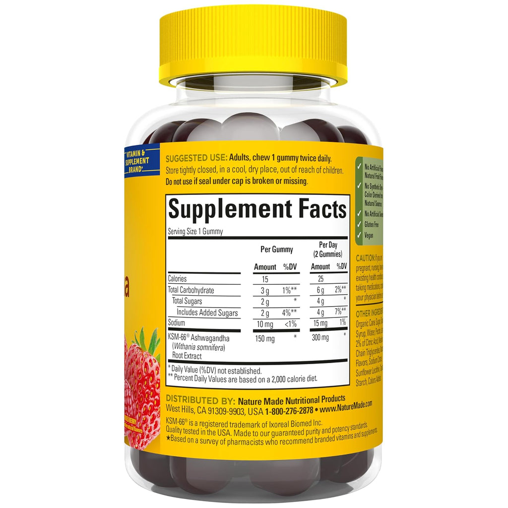 60 count ashwagandha gummies for holistic health