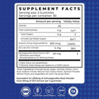 60 count Ashwagandha gummies for immune health