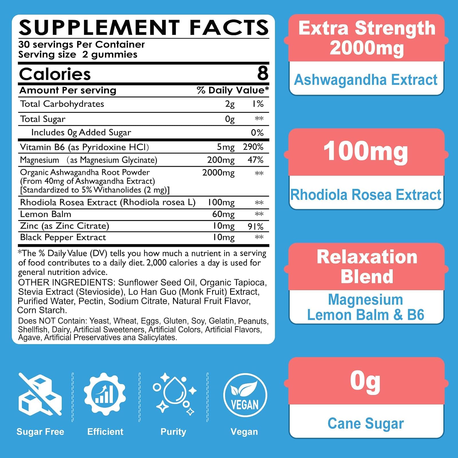 60 count ashwagandha gummies for wellness