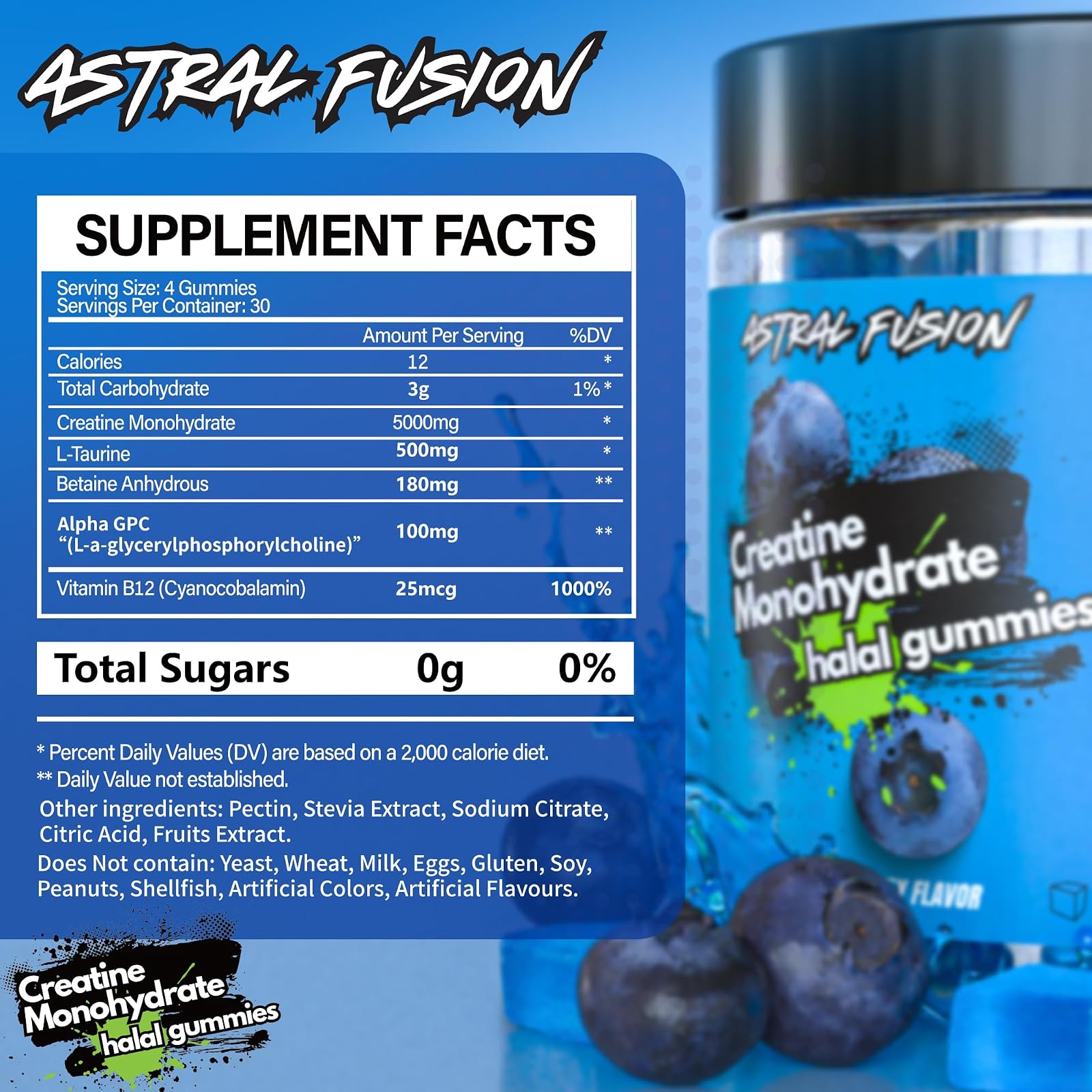 60 count ASTRAL FUSION creatine