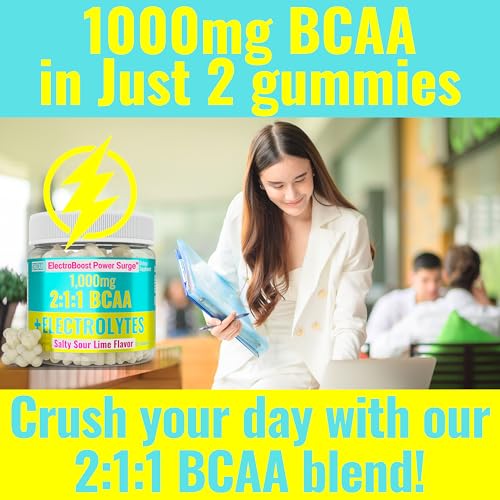 60 count BCAA gummy supplements