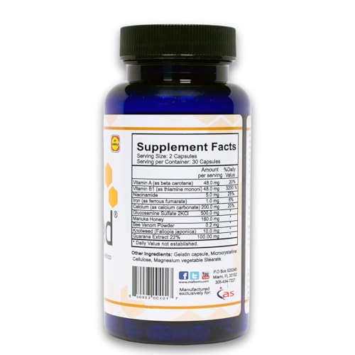 60 count bee venom capsules for wellness