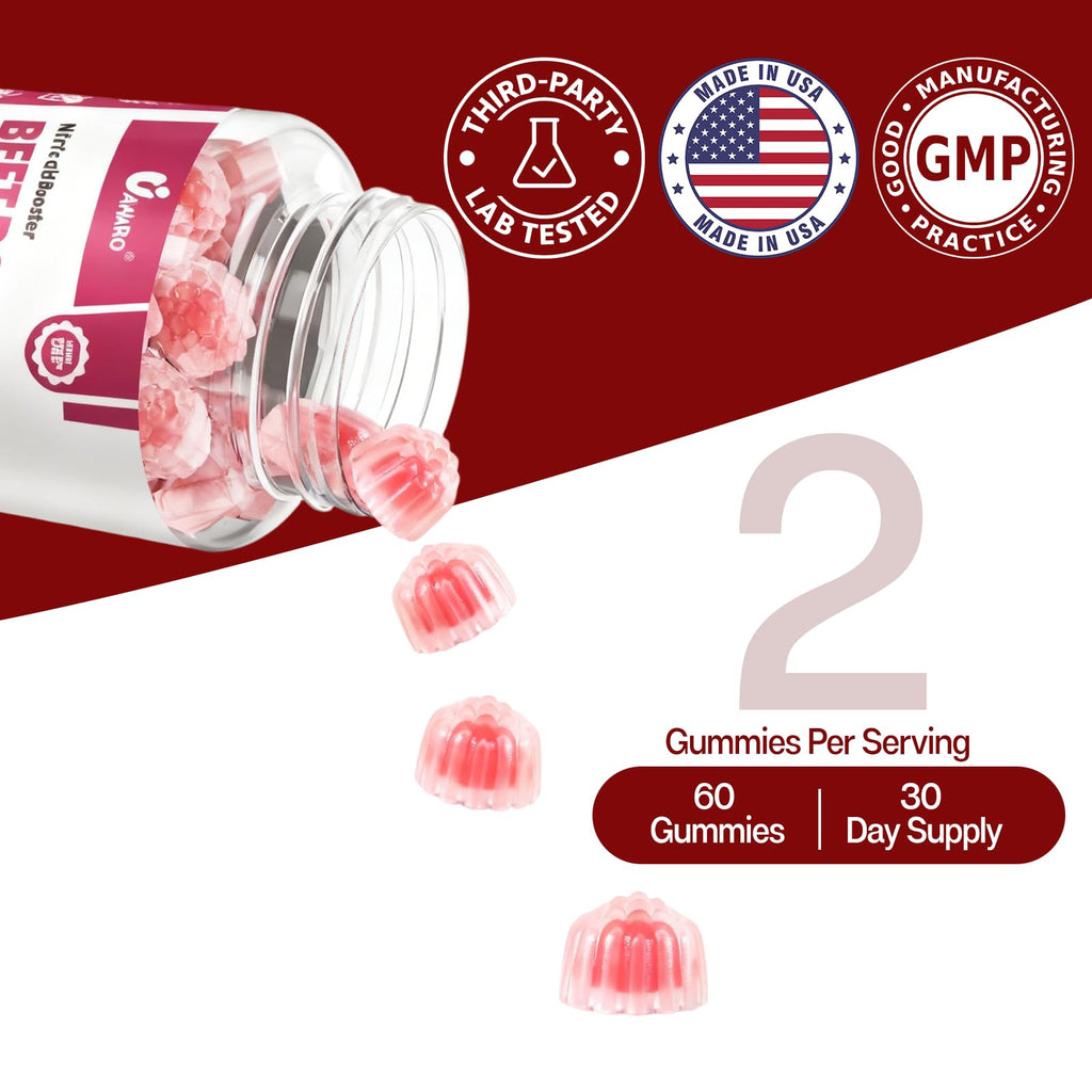 60 count beet root gummies for convenience