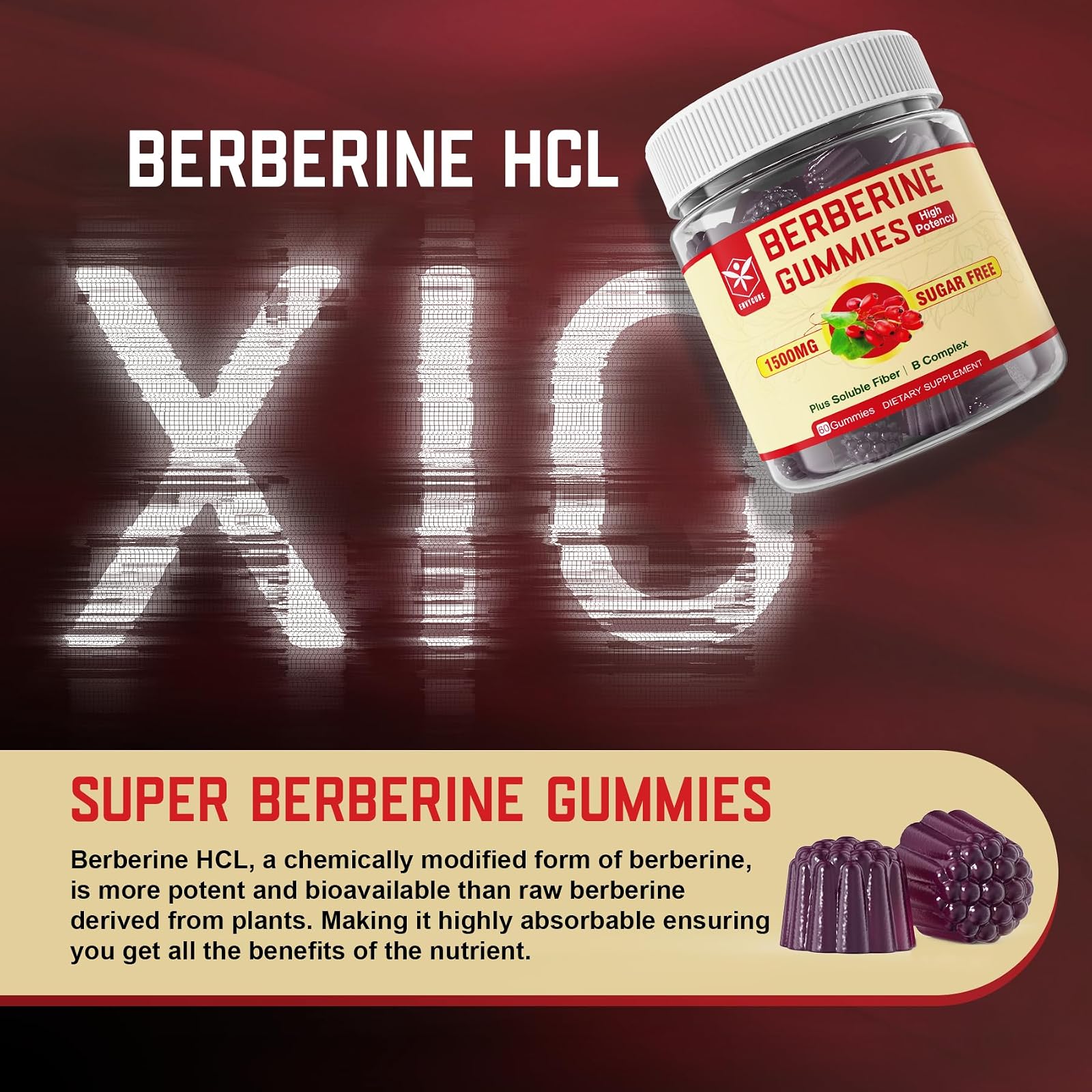 60 count berberine gummies for convenience