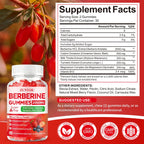 60 count berberine gummy bottle