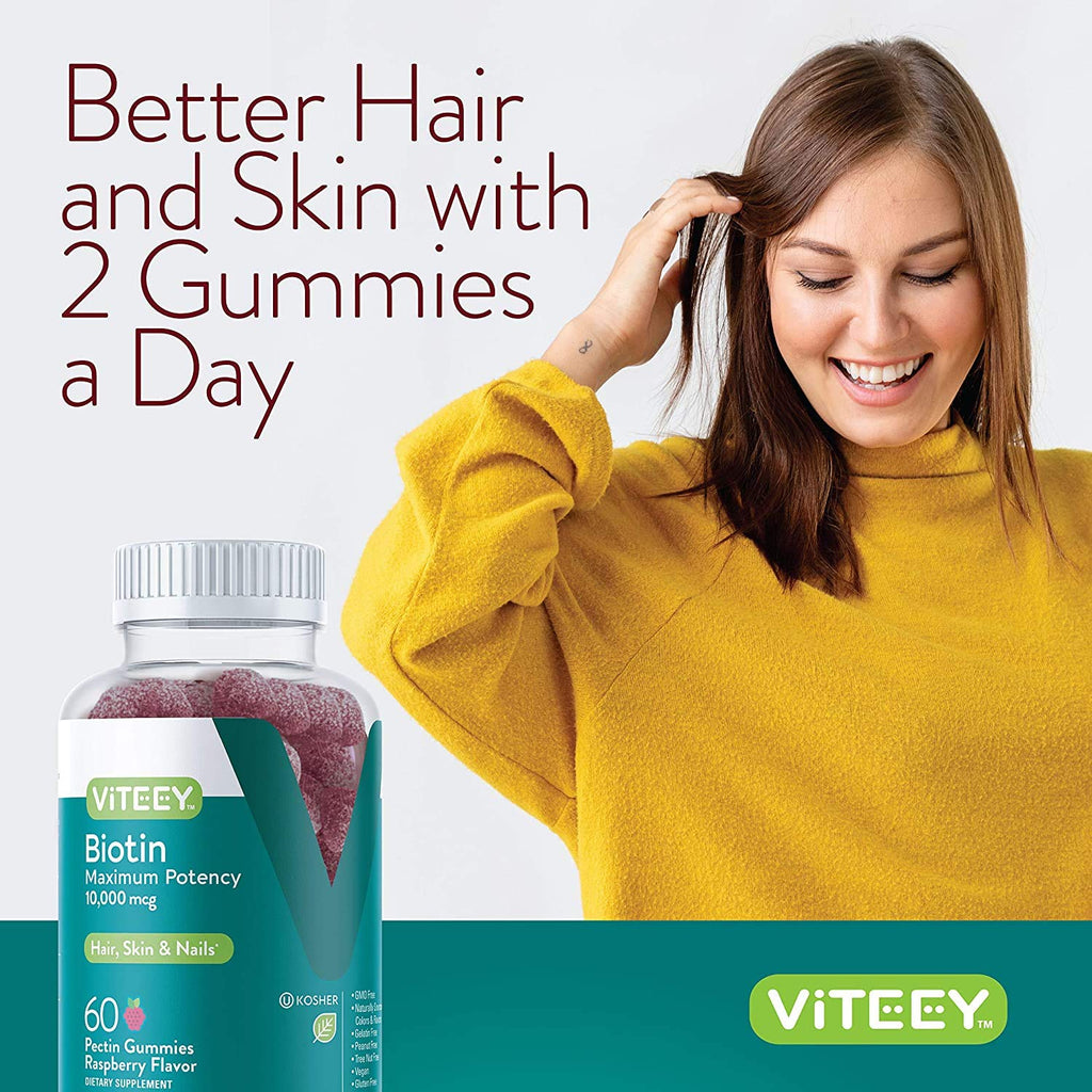 60 count biotin gummies for convenience