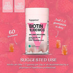 60 count biotin gummies for wellness