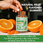 60 count biotin gummy bottle