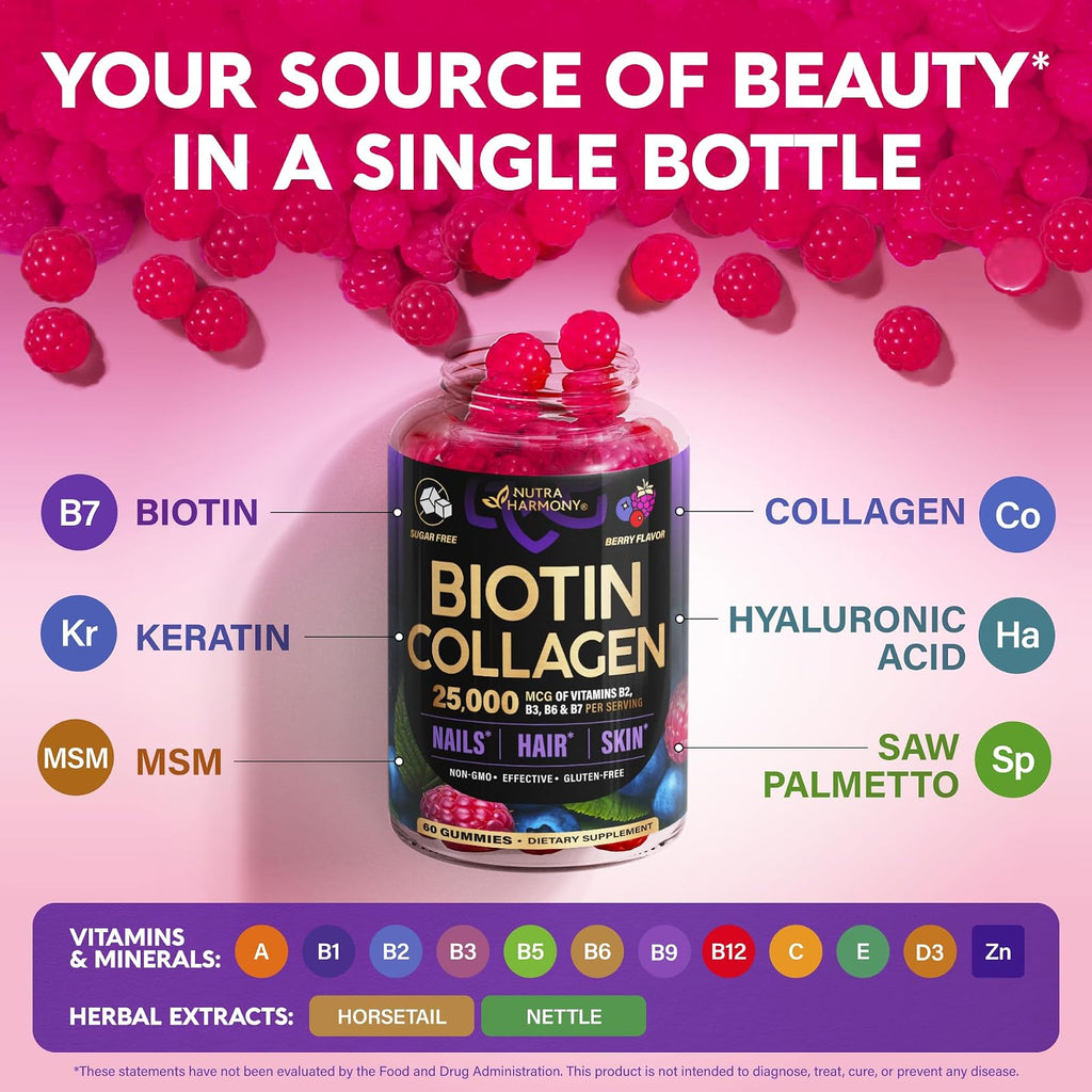 60 count biotin gummy vitamins
