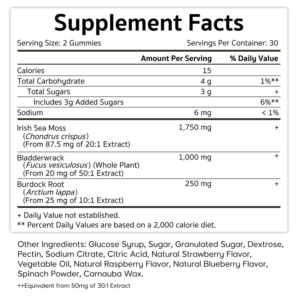 60 count blended vitamin gummies