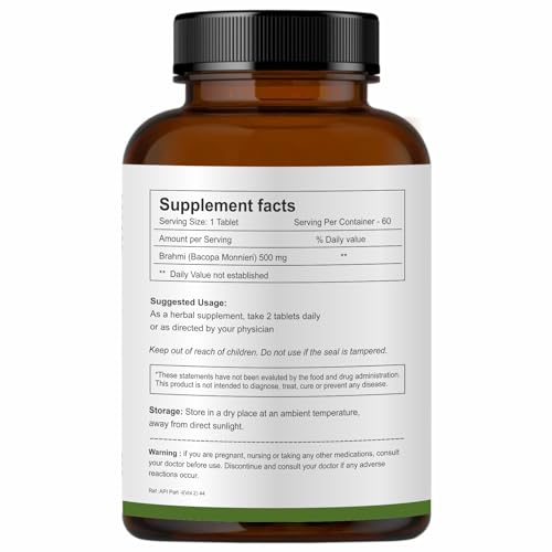 60 count Brahmi tablets for focus