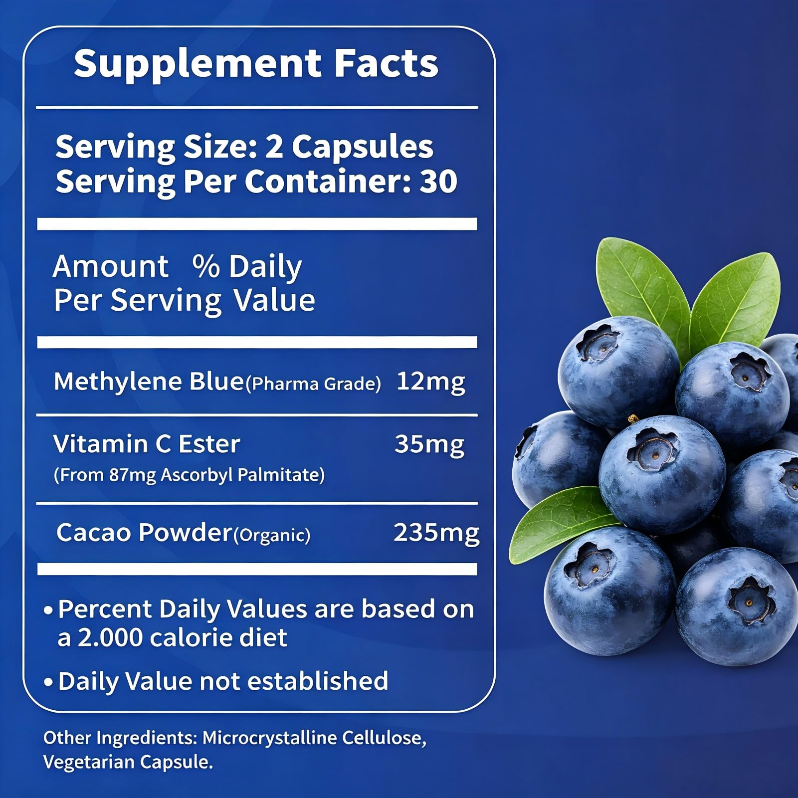 60 count brain health supplement
