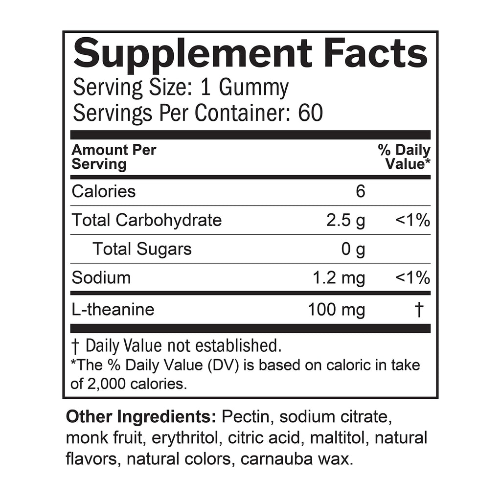 60 count BrainMD L-Theanine supplement