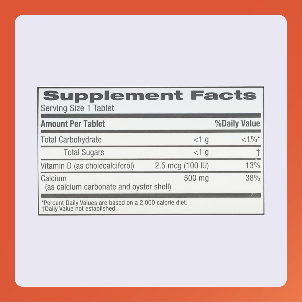 60 count calcium chewables