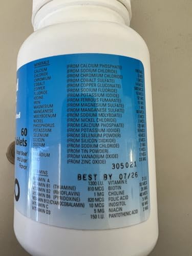 60 count calcium chewables