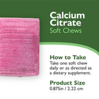 60 count calcium chews for convenient dosing