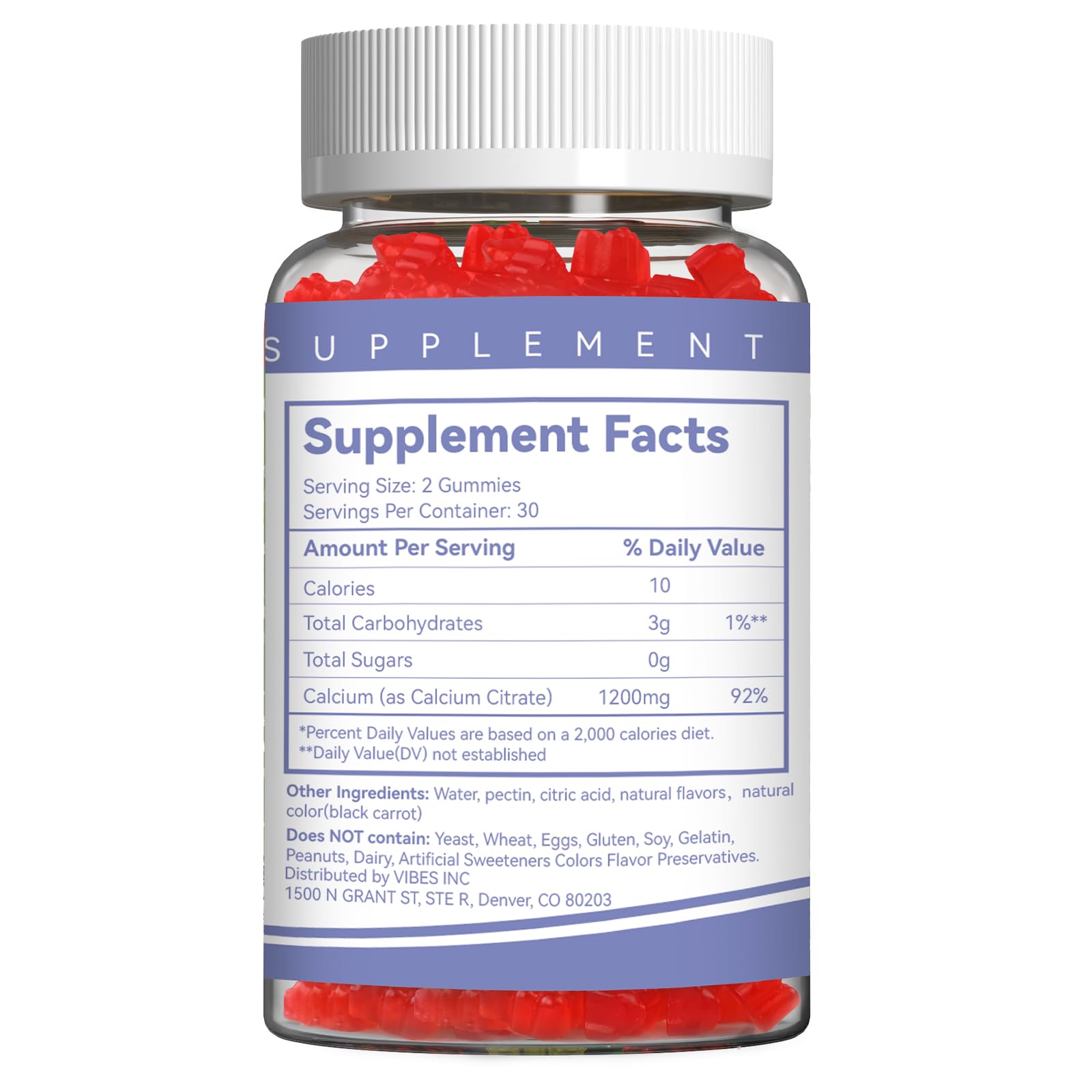 60 count calcium citrate chewables