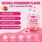 60 count calcium citrate for convenient supplementation